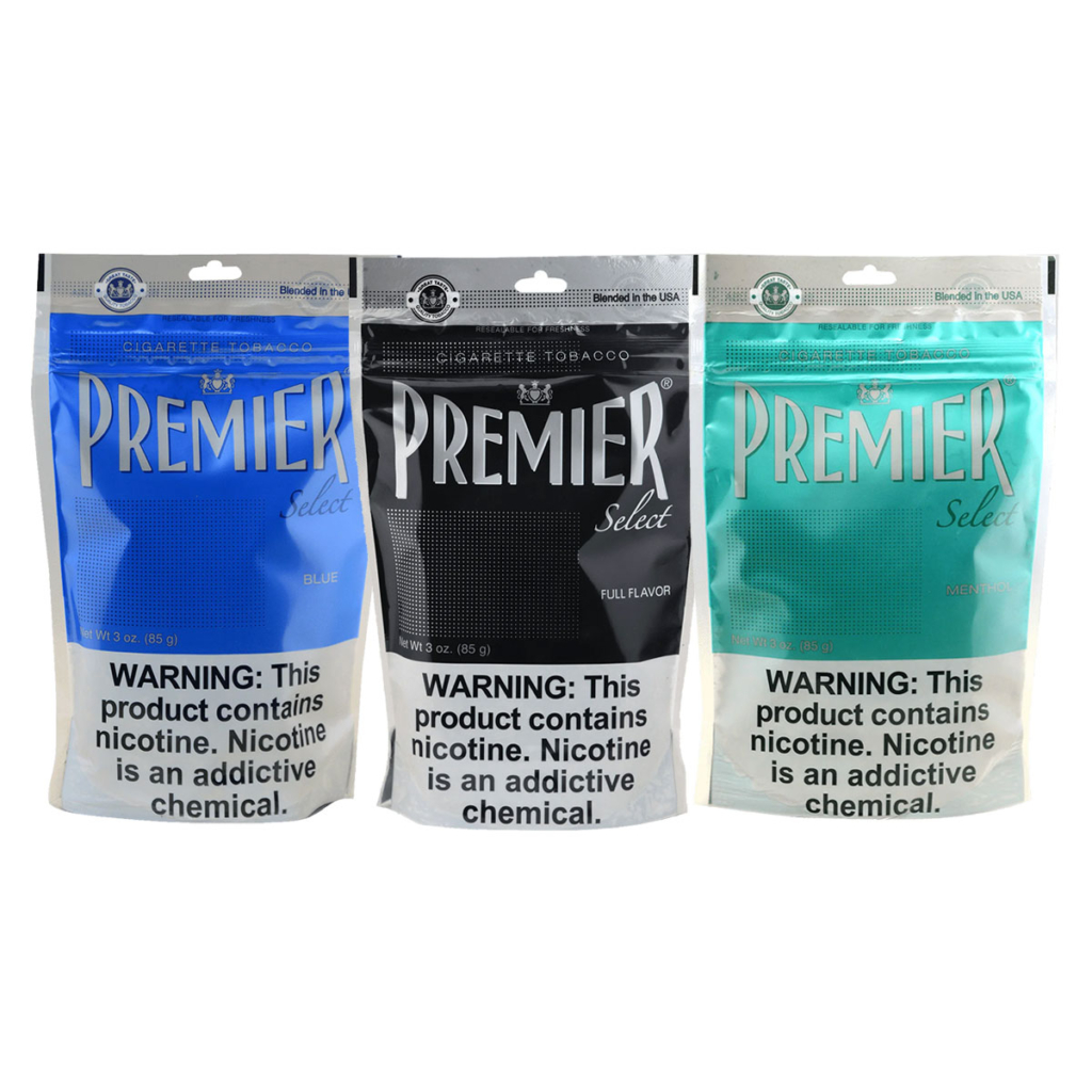 Premier Cigarette Tobacco 3oz Bag – Vision Cigar & Cigarette Wholesale LLC