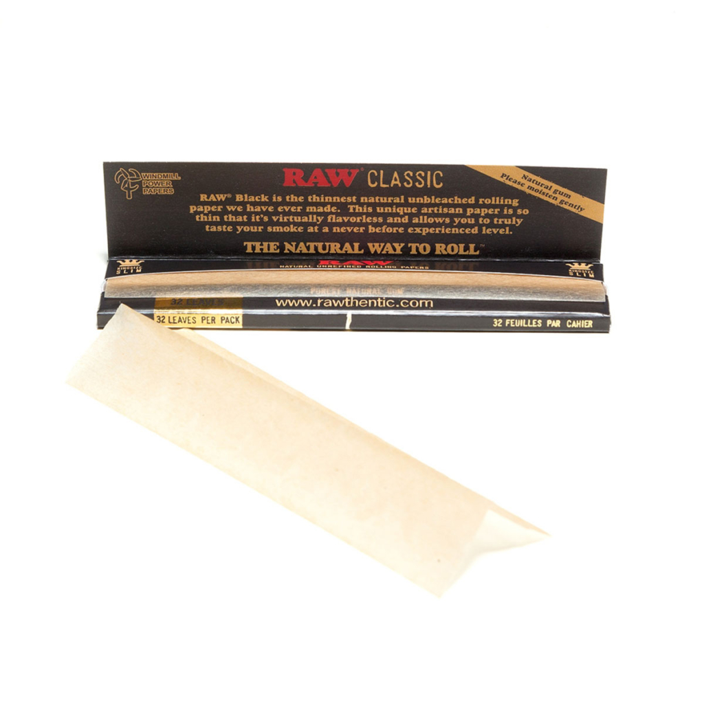 RAW Papers Classic Black King Slim 110 mm 50/32 Ct.Box